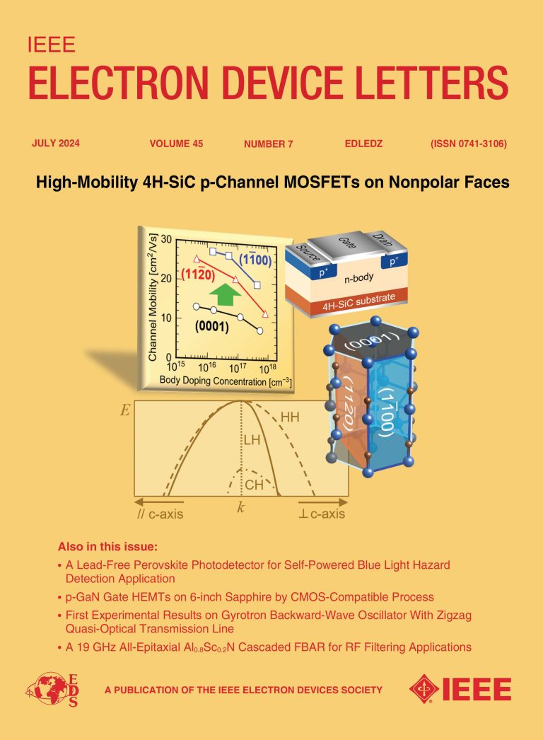 IEEE Electron Device Lett.にて発表した論文”High-Mobility 4H-SiC p-Channel ...